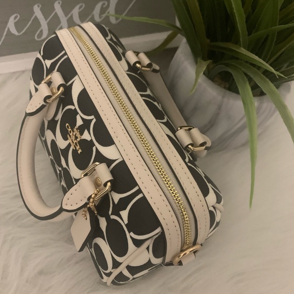 Coach | Bags | Coach Mini Rowan Crossbody In Signature Canvas | Poshmark